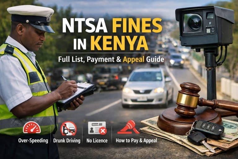 NTSA Fines in Kenya 2026: Full List, Payment & Appeal Guide - KWETU NEWS