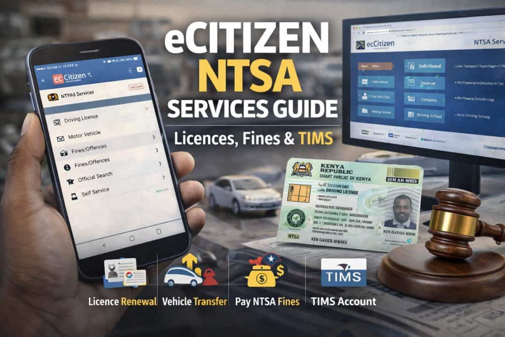 eCitizen NTSA Services Guide 2026: Licences, Fines & TIMS - KWETU NEWS